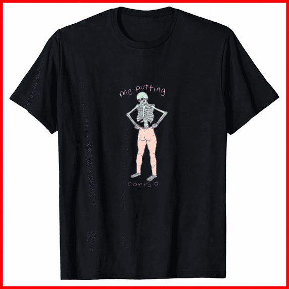 Backwards Pants Graphic Tee Funny Quirky Cartoon Illustration Outfit ...