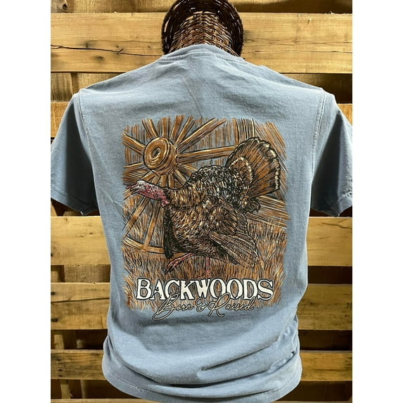 Backwoods Born Raised Turkey Country Bright Unisex T Shirt - Walmart.com