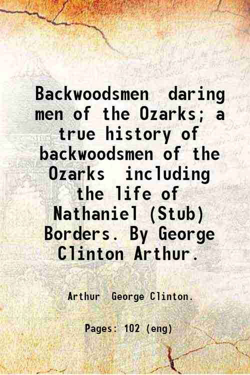 Backwoodsmen daring men of the Ozarks 1940 - Walmart.com