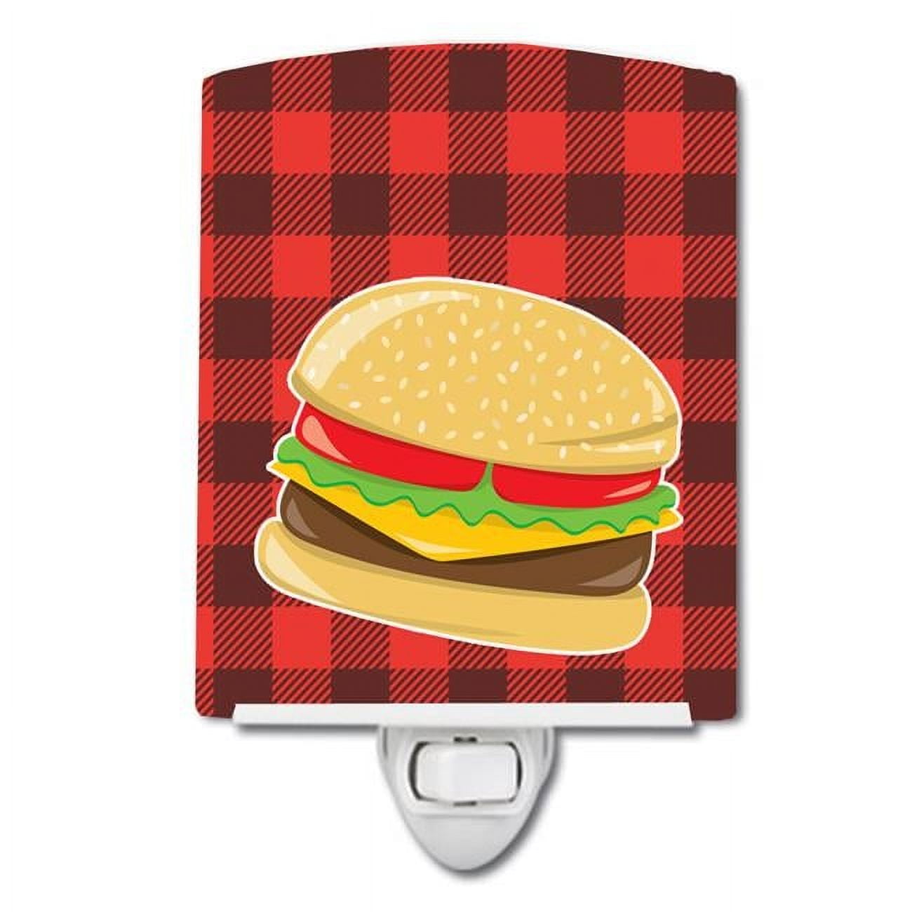 Backyard BBQ Hamburger Ceramic Night Light - Walmart.com