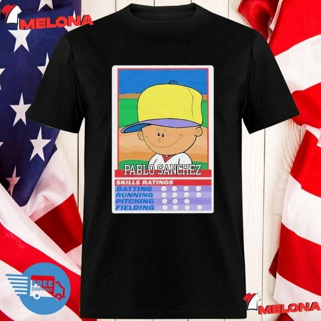 Backyard Baseball Pablo Sanchez Baseball Card Shirt - Walmart.com