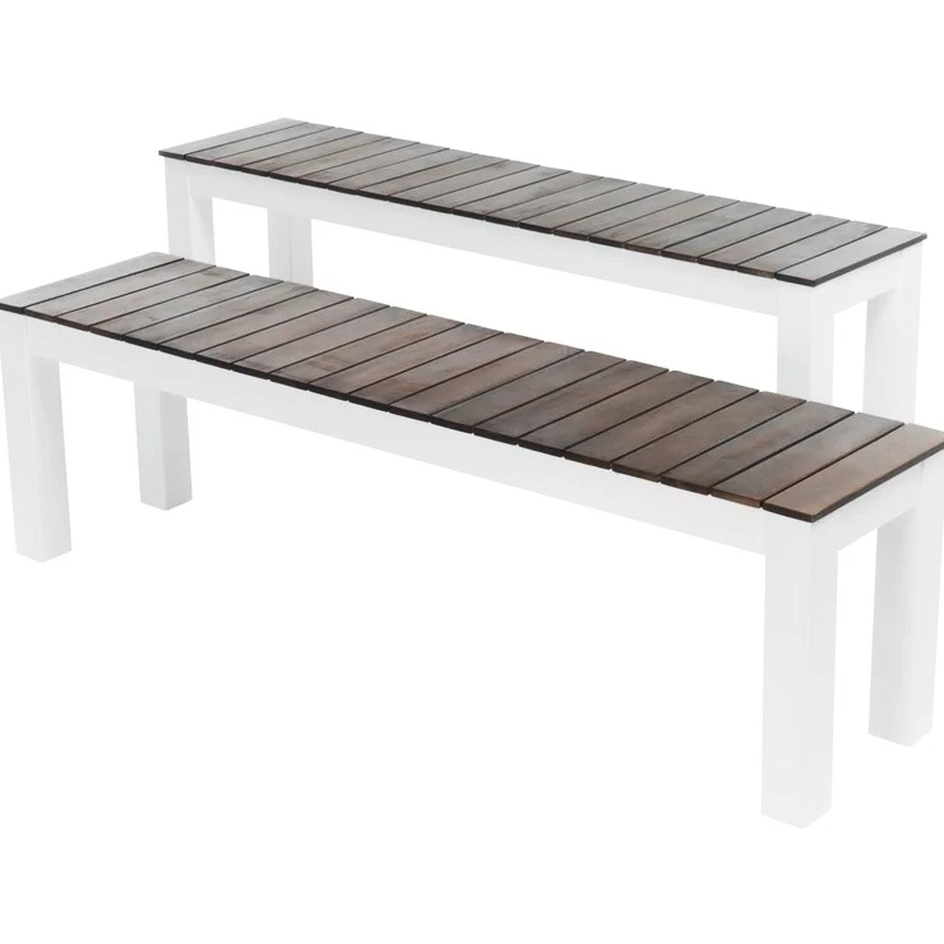 Backyard Benches Set | Great for Any Backyard Barbeque or Dinner | Made ...