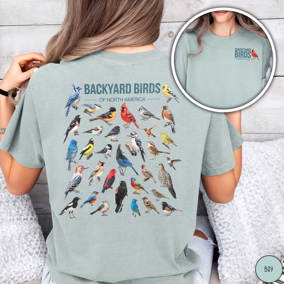 Backyard Birds Birding Apparel Bird Shirt Bird Shirt Birding Gift ...