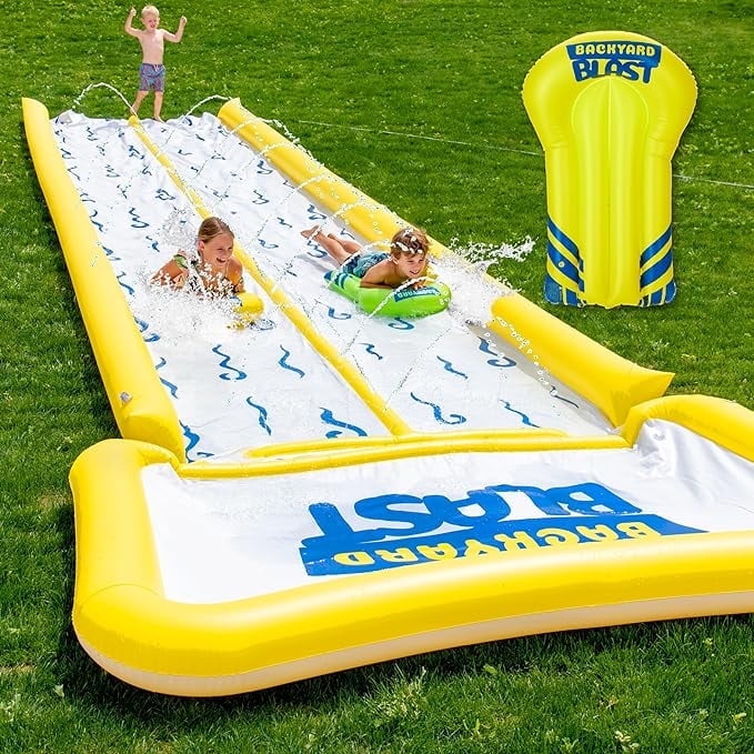 Backyard Blast - 30' Waterslide with Bumper - Walmart.com