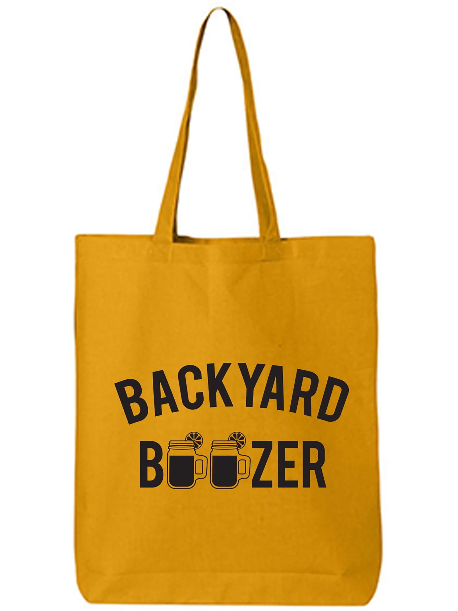 Backyard Boozer Cotton Canvas Tote Bag - Walmart.com