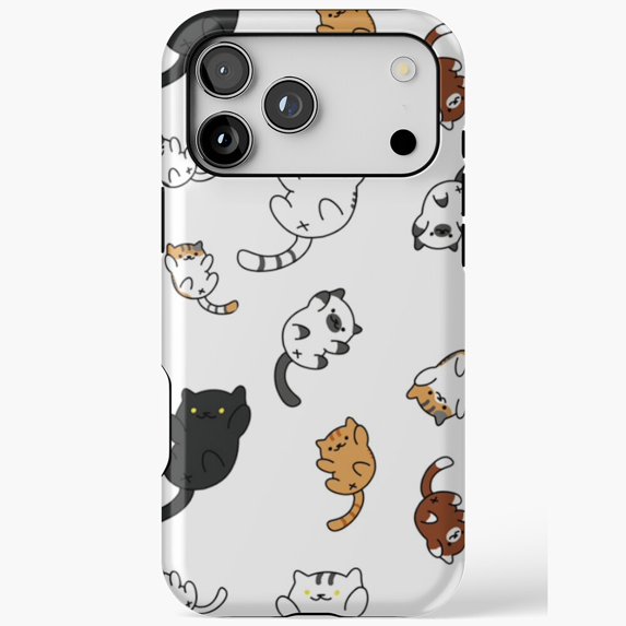 Backyard Cat Collector iPhone Case 17 11 12 13 14 15 16 Pro Max ...