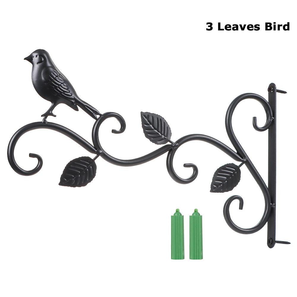 Backyard Durable Metal Outdoor Garden Plant Hanger Hook Hanging Basket Brackets Hooks Plant ...