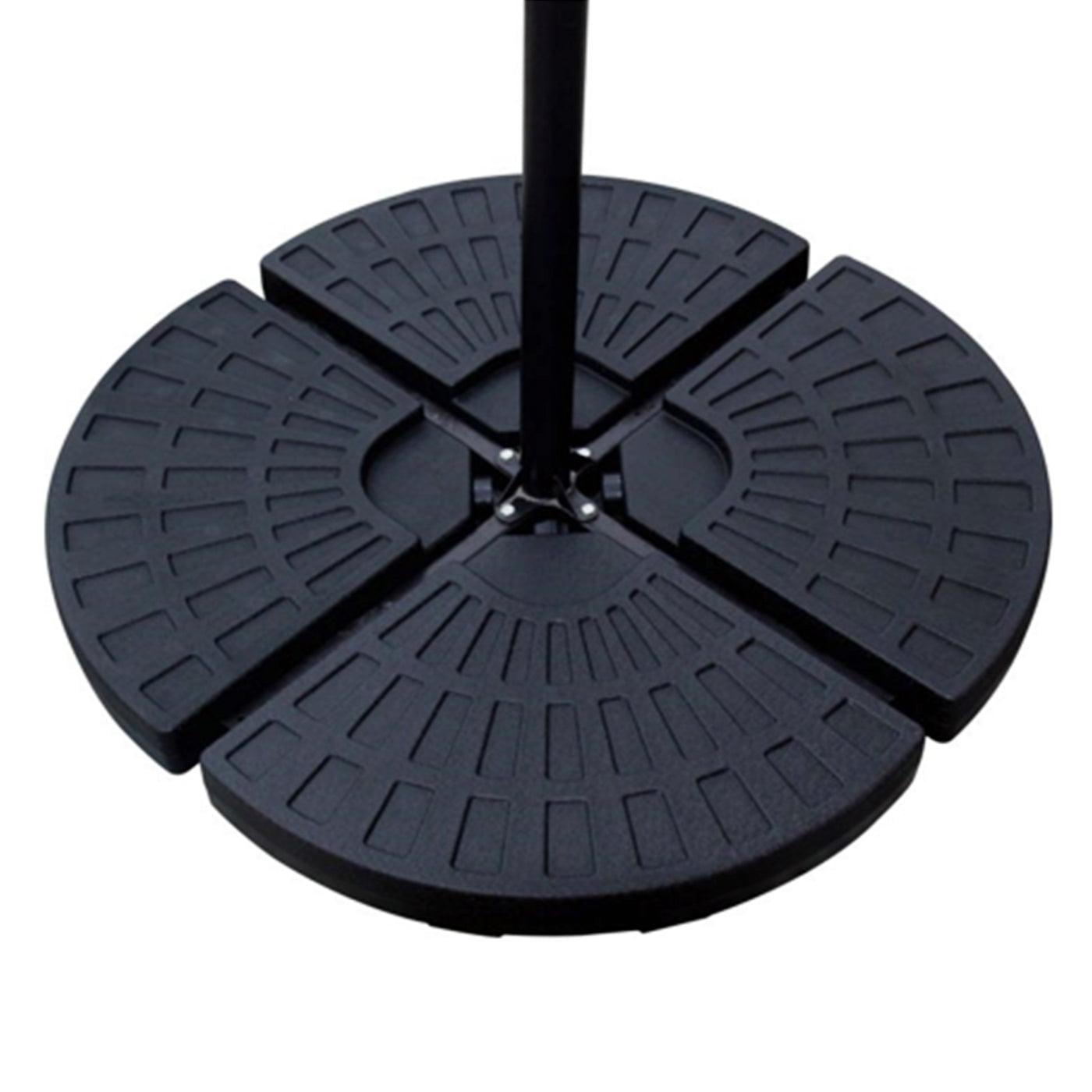 Backyard Expressions 4Pcs Offset Umbrella Base Plastic Cantilever Base ...