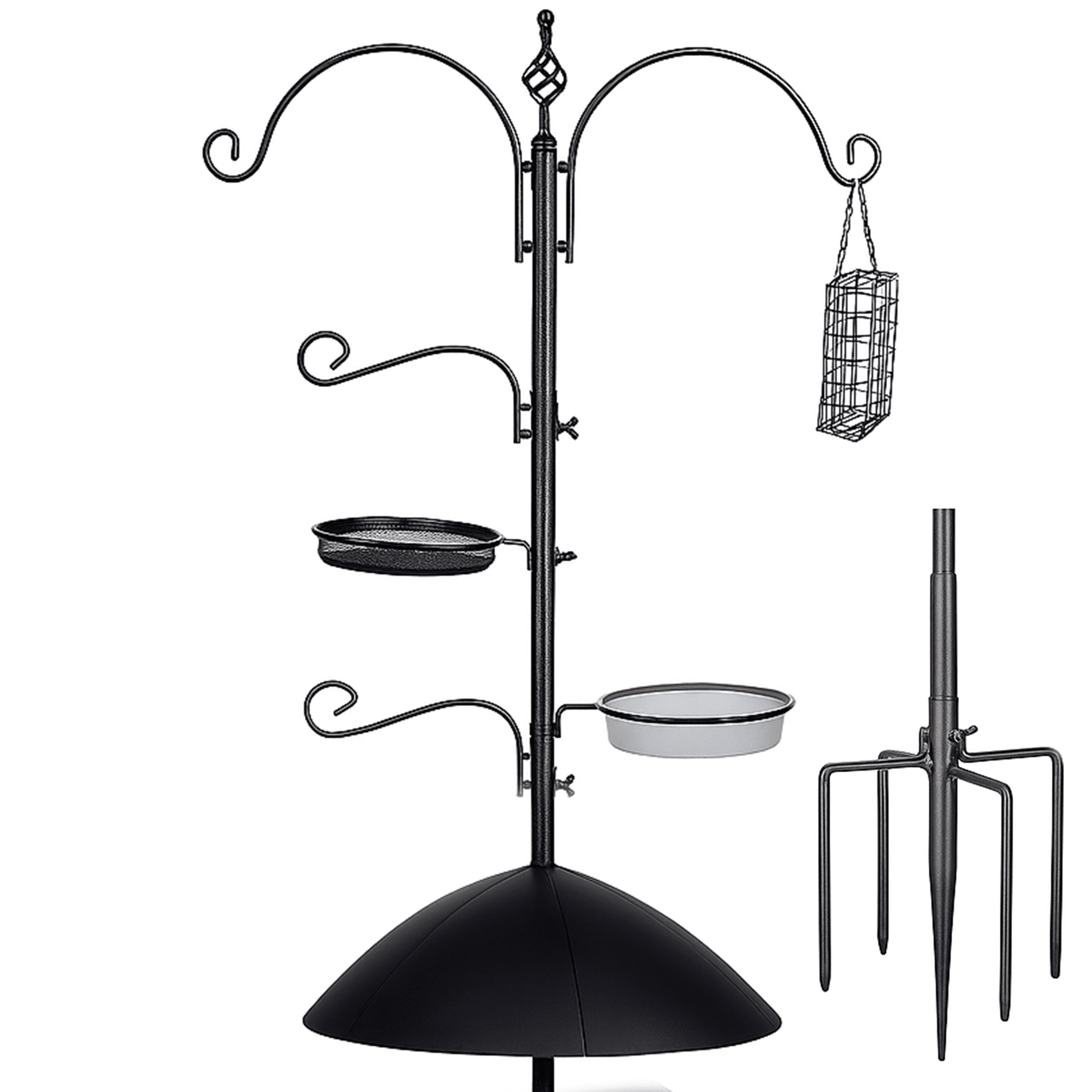 Backyard Expressions Heavy Duty Bird Feeding Station Kit w/Squirrel ...