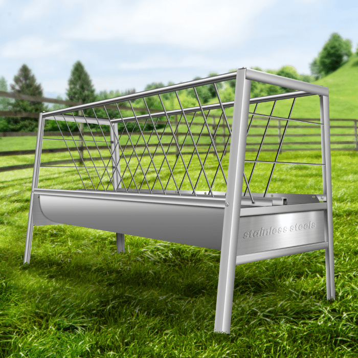 Backyard Farmer’s Choice! 59in x 19.6in x 33.4in Stainless Steel Feeder ...