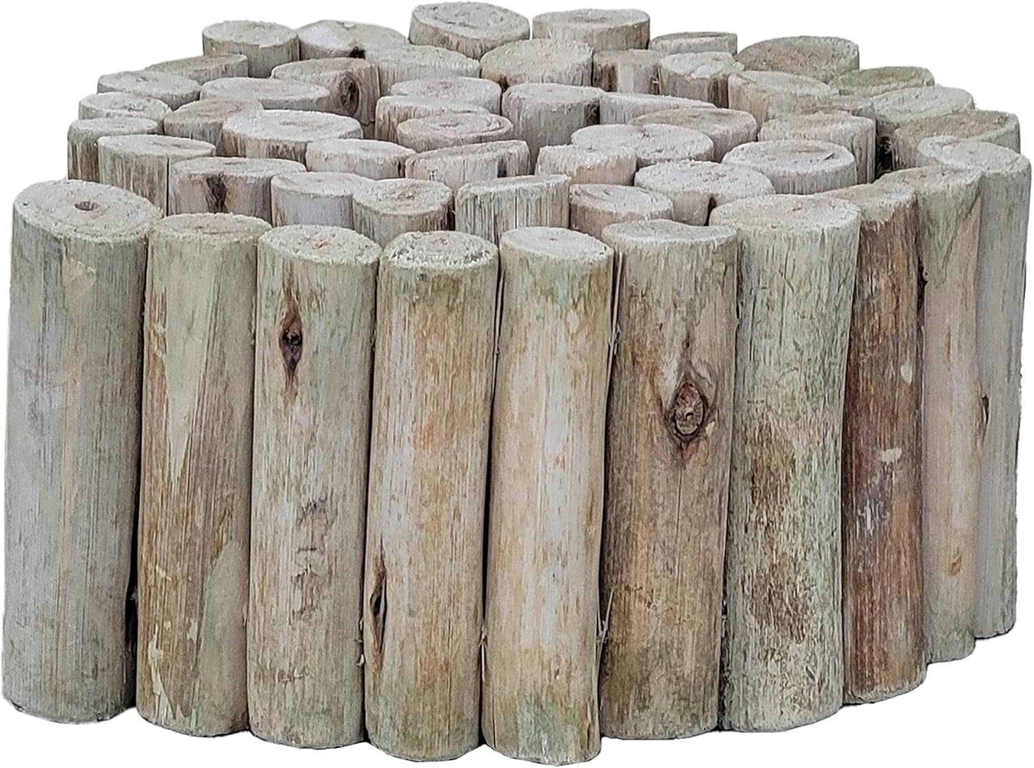 Backyard Natural Eucalyptus Wood Solid Log for Garden Edging Lawn ...