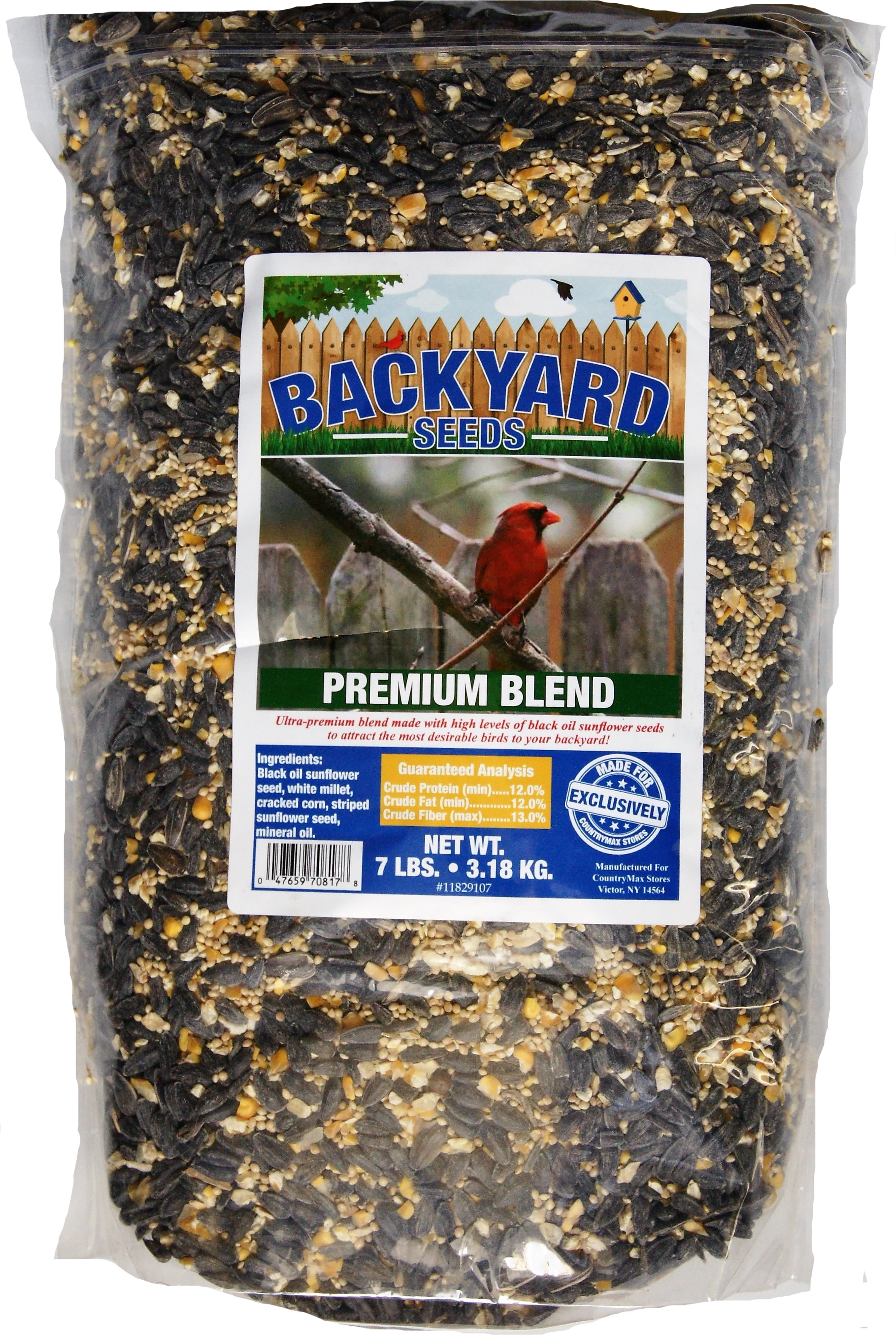 Backyard Seeds Premium Blend Bird Seed 7 Pounds - Walmart.com