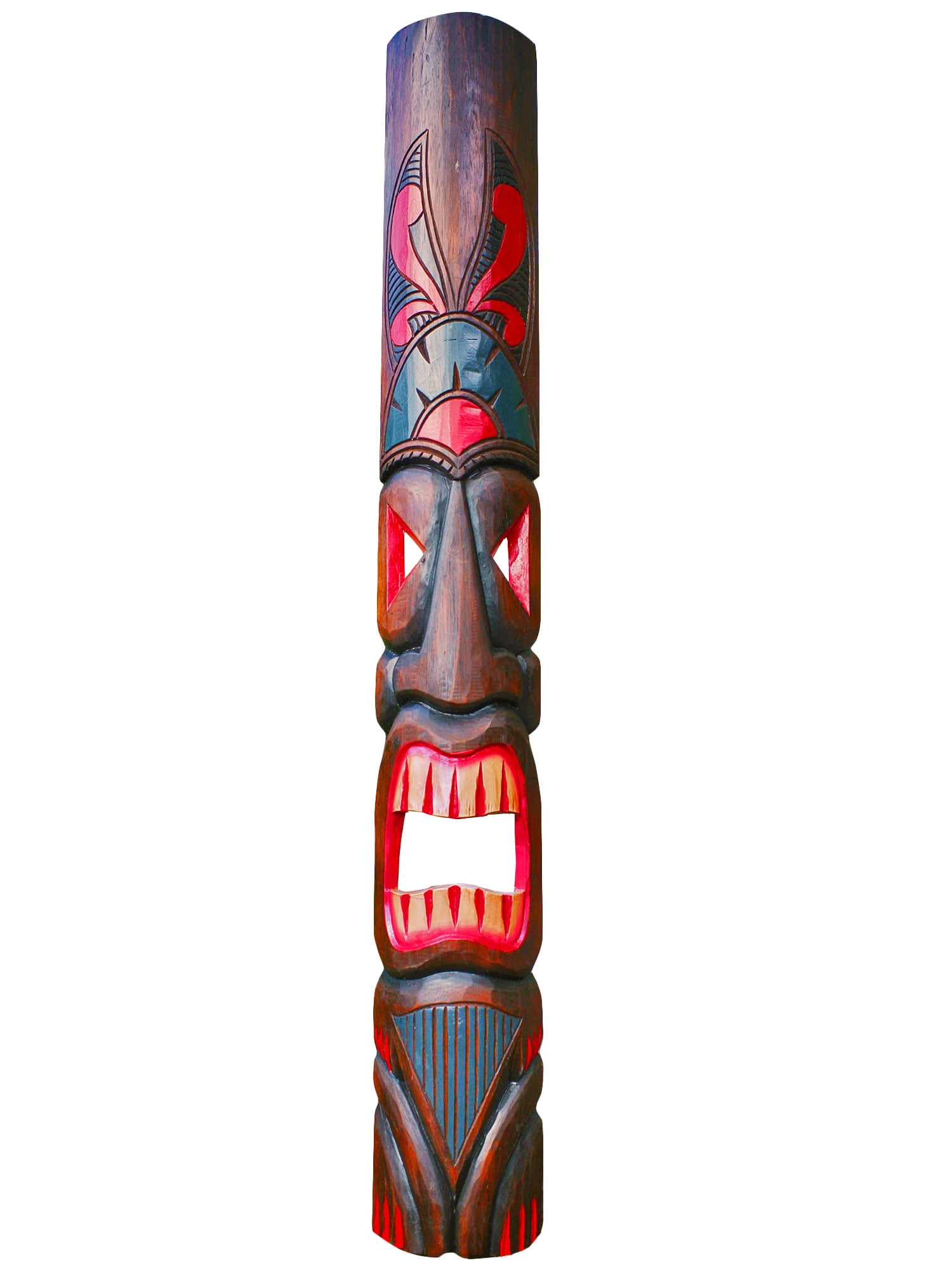 Backyard X-Scapes 60" Tiki Mask Crazy Classic Tongue Garden Statue ...