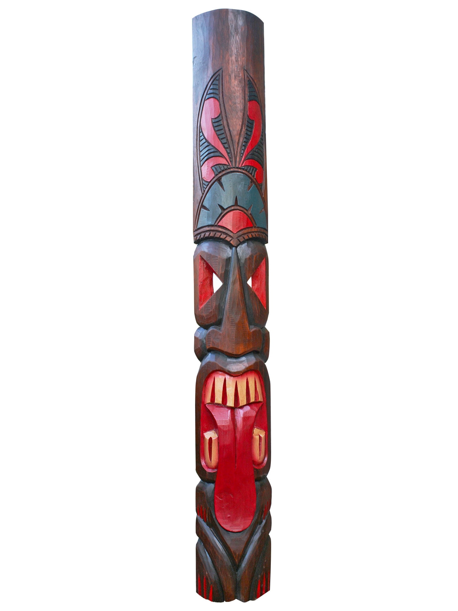 Backyard X-Scapes 60" Tiki Mask Tahitian Tongue Garden Statue - Walmart.com