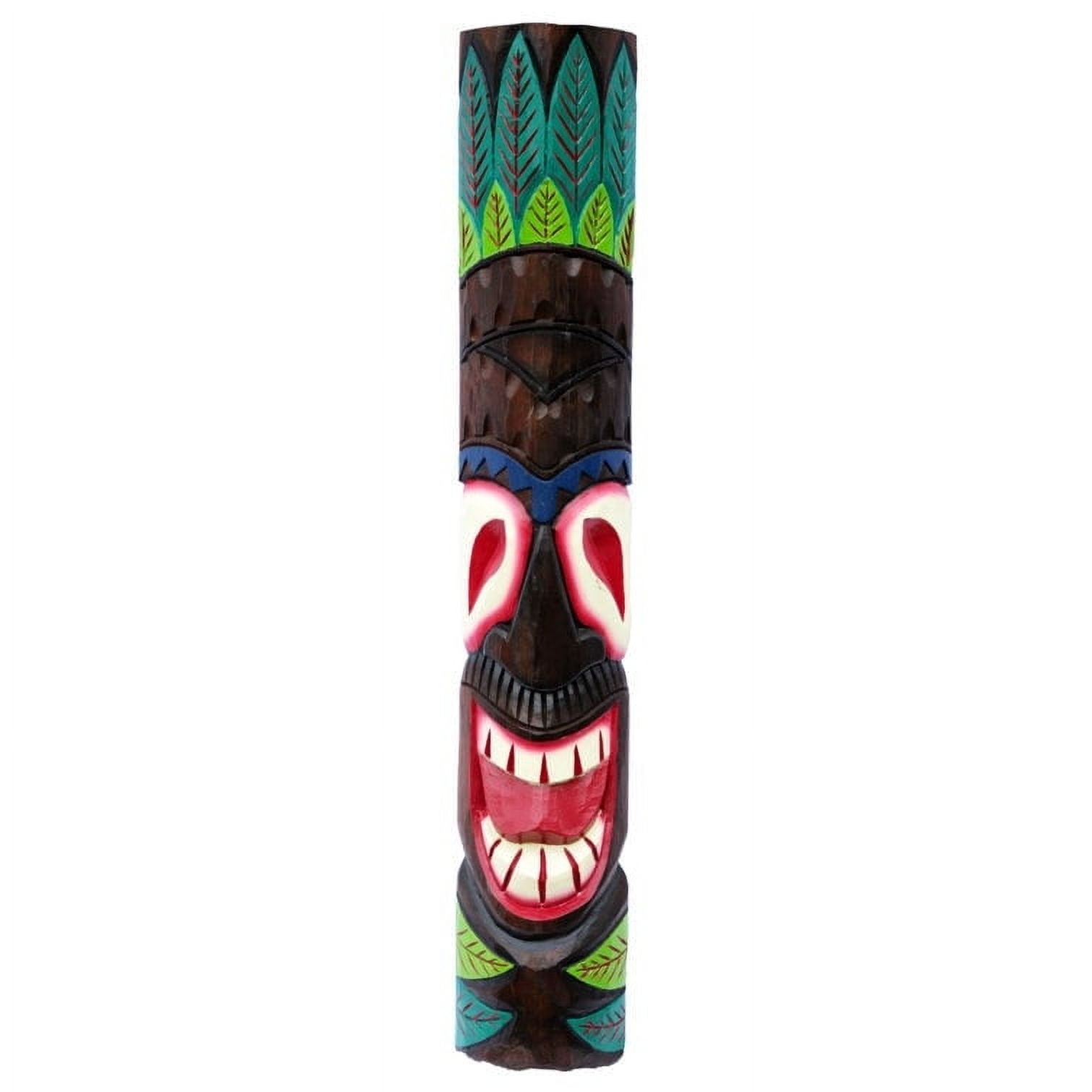 Backyard X-Scapes Tiki Mask Colorful Hawaiian Polynesian Tropical Decor ...