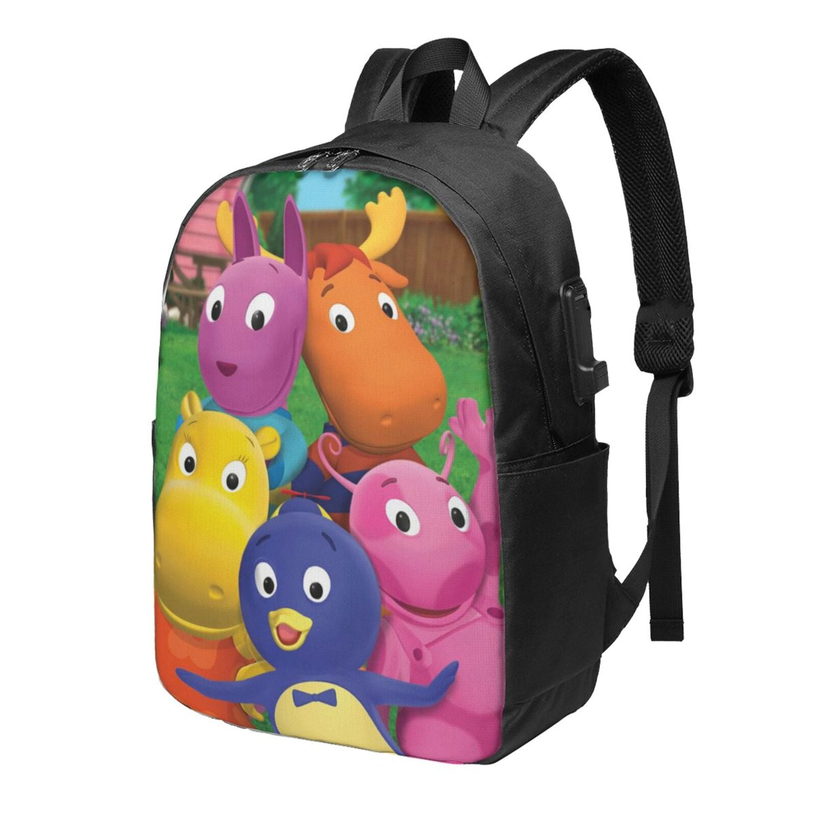 Backyardigans 17 Inch Laptop Backpack With Usb Charging Port Travel ...