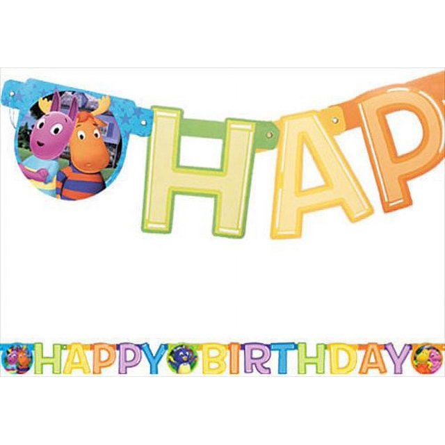 Backyardigans 8ft Happy Birthday Banner (1ct) - Walmart.com