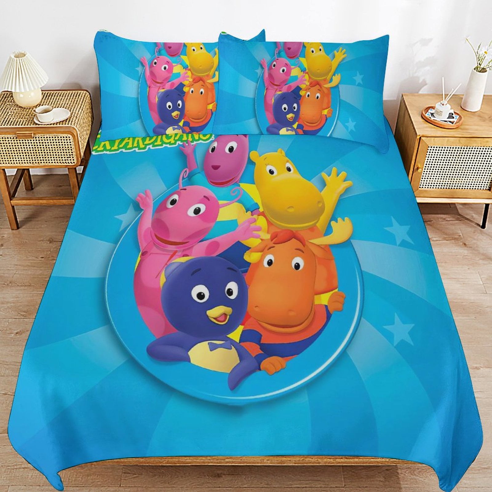 The Backyardigans Bed Duvet Cover Microfiber Bedding Sets 3D Printed ...