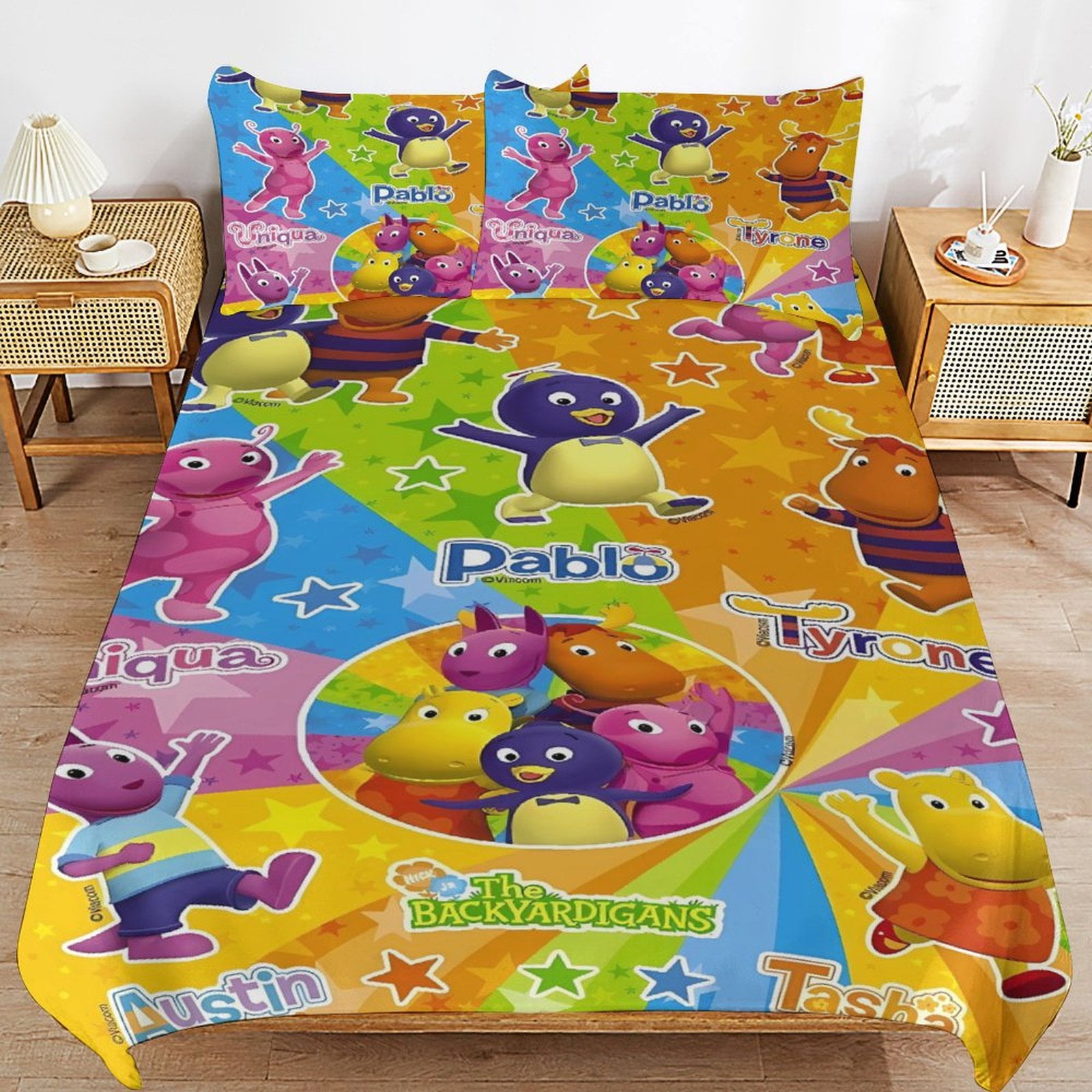 The Backyardigans Bed Duvet Cover Microfiber Bedding Sets 3D Printed ...