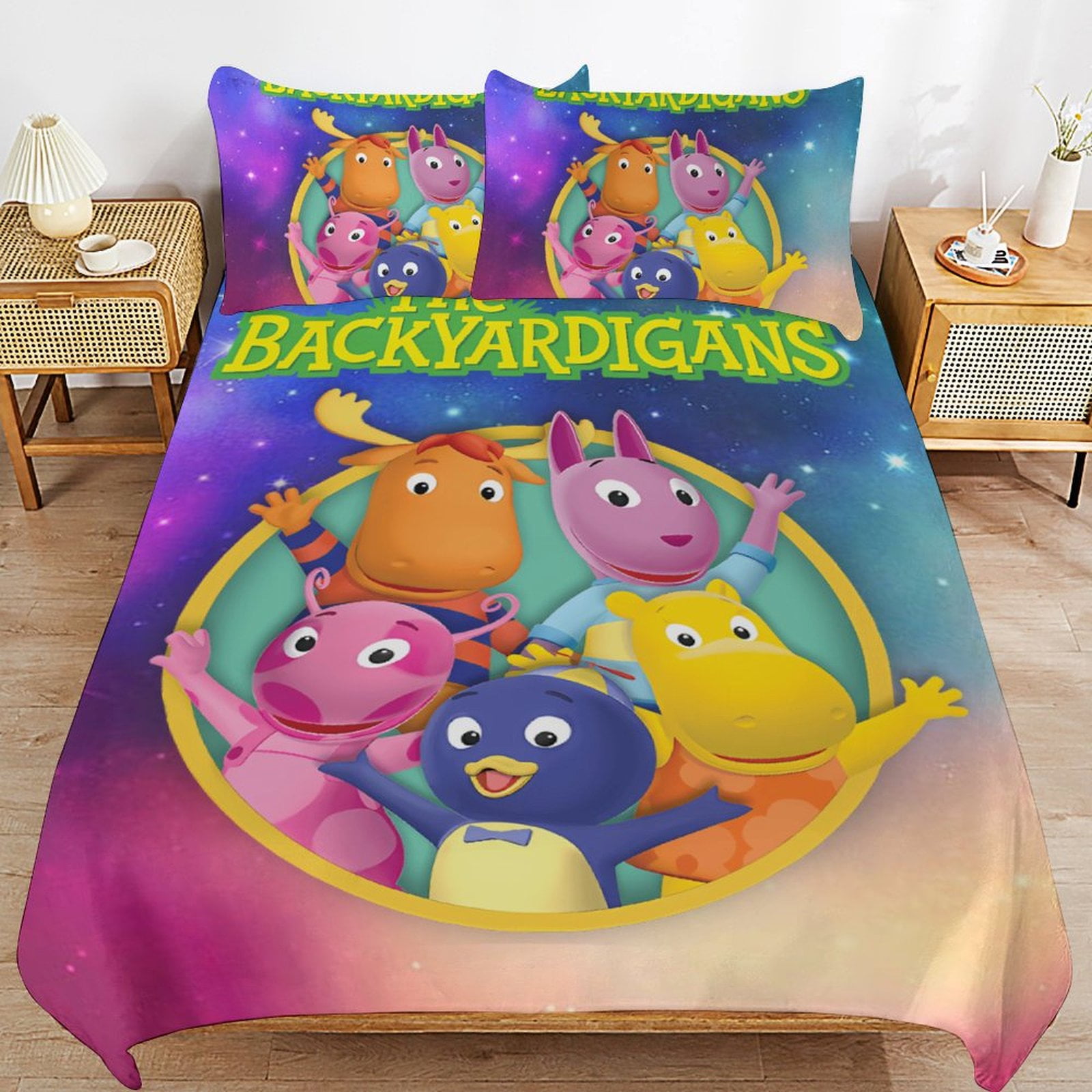 The Backyardigans Bed Duvet Cover Microfiber Bedding Sets 3D Printed ...