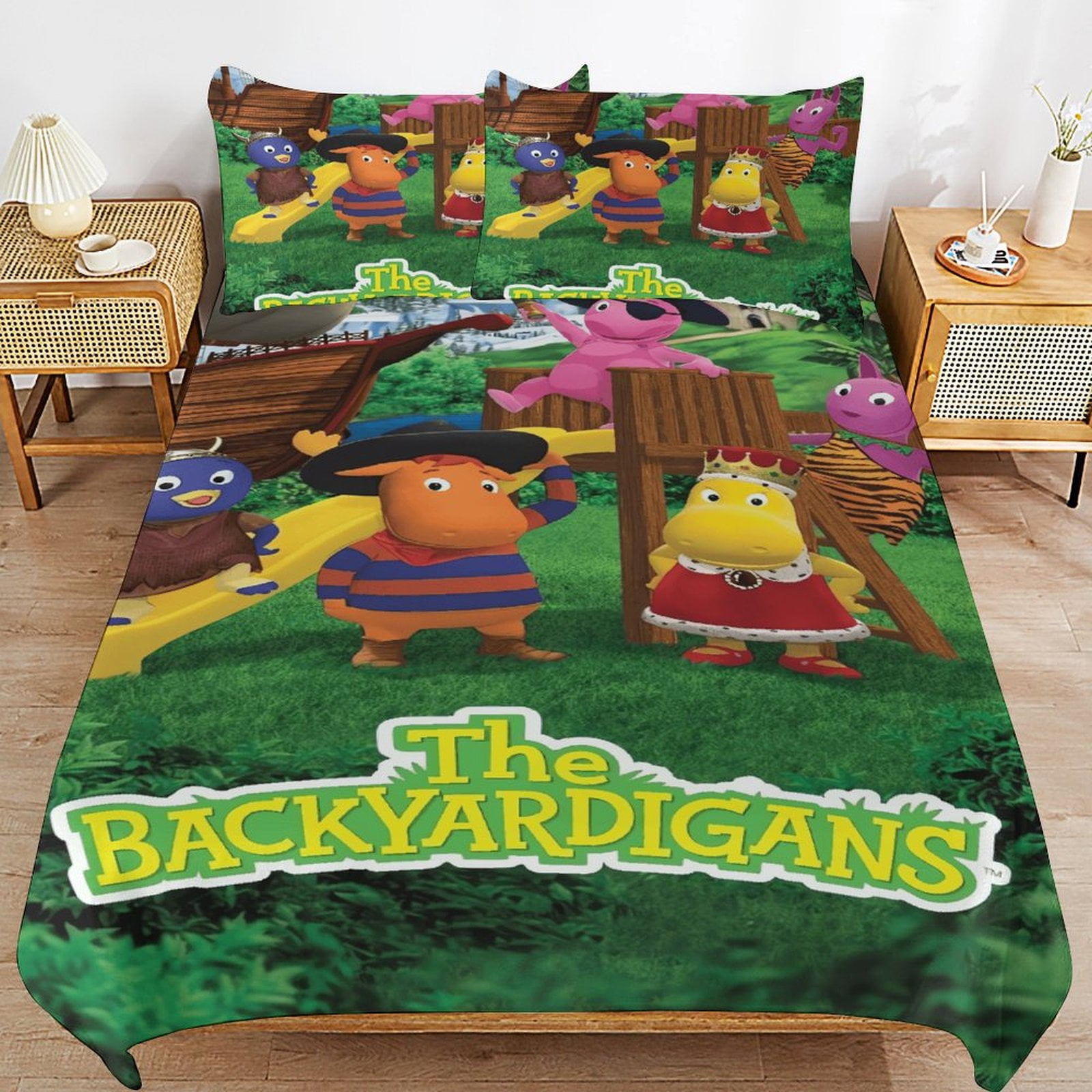 The Backyardigans Bed Duvet Cover Microfiber Bedding Sets 3D Printed ...