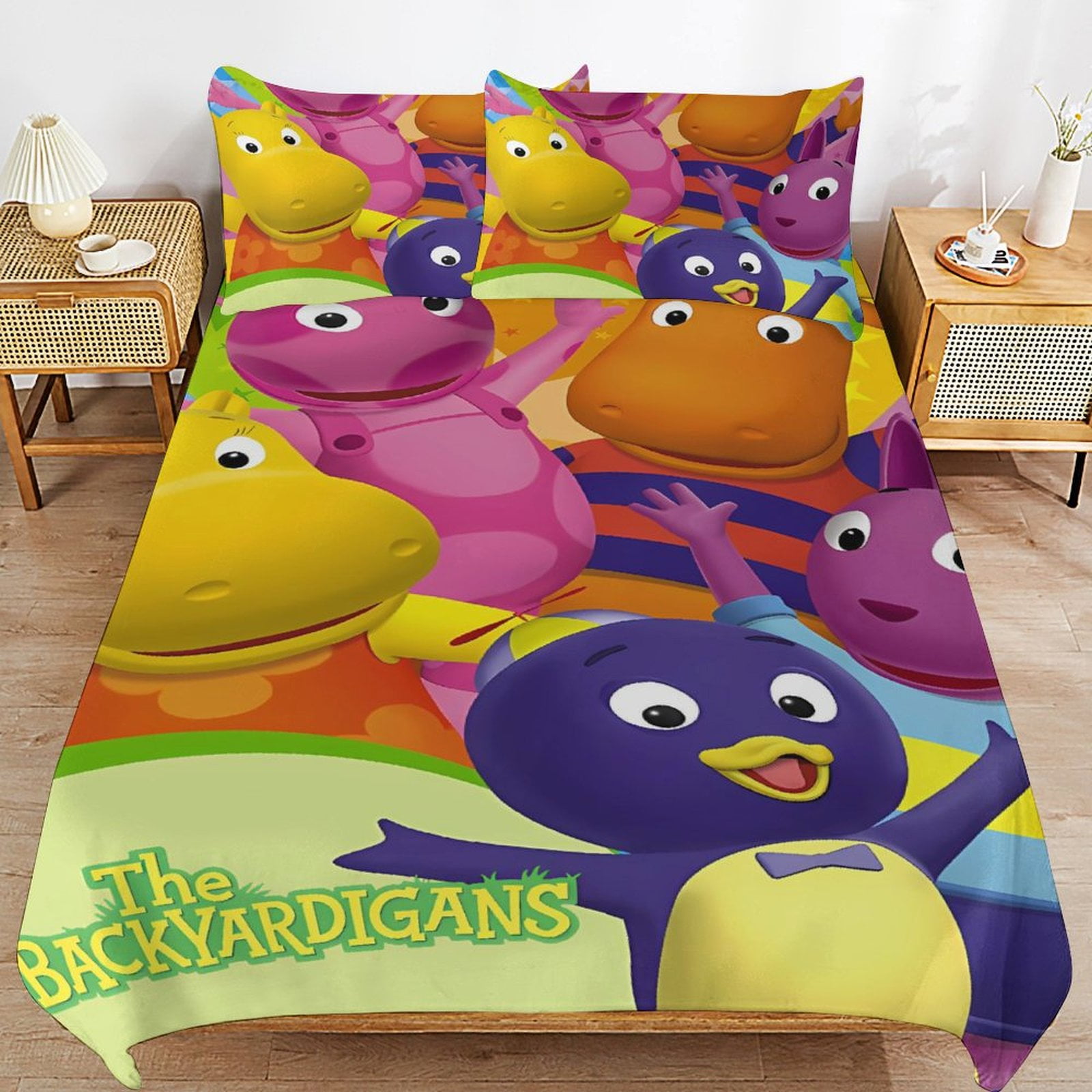 The Backyardigans Bed Duvet Cover Microfiber Bedding Sets 3D Printed ...