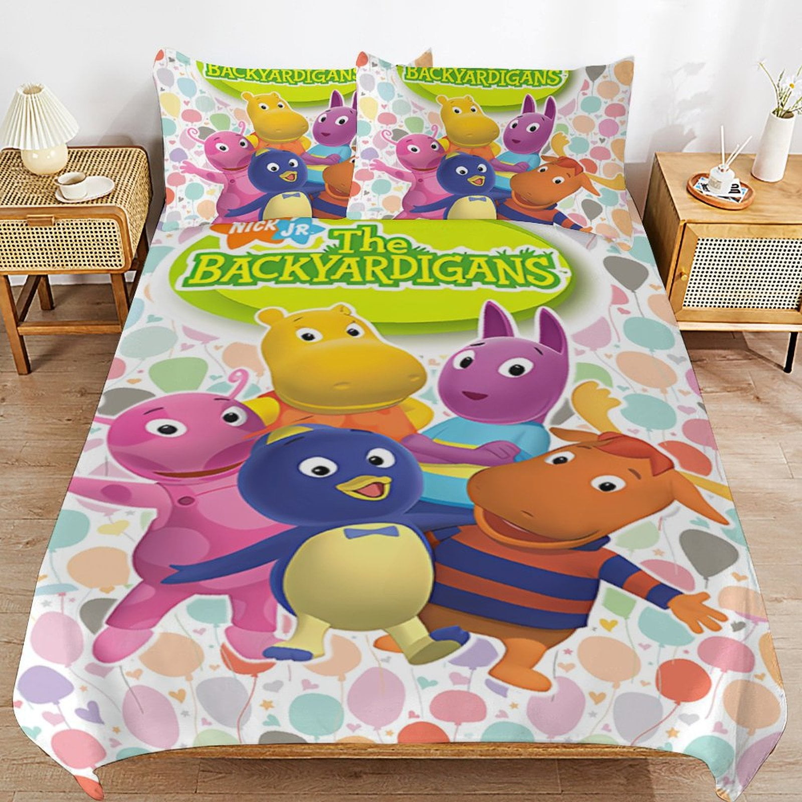 The Backyardigans Bed Duvet Cover Microfiber Bedding Sets 3D Printed ...