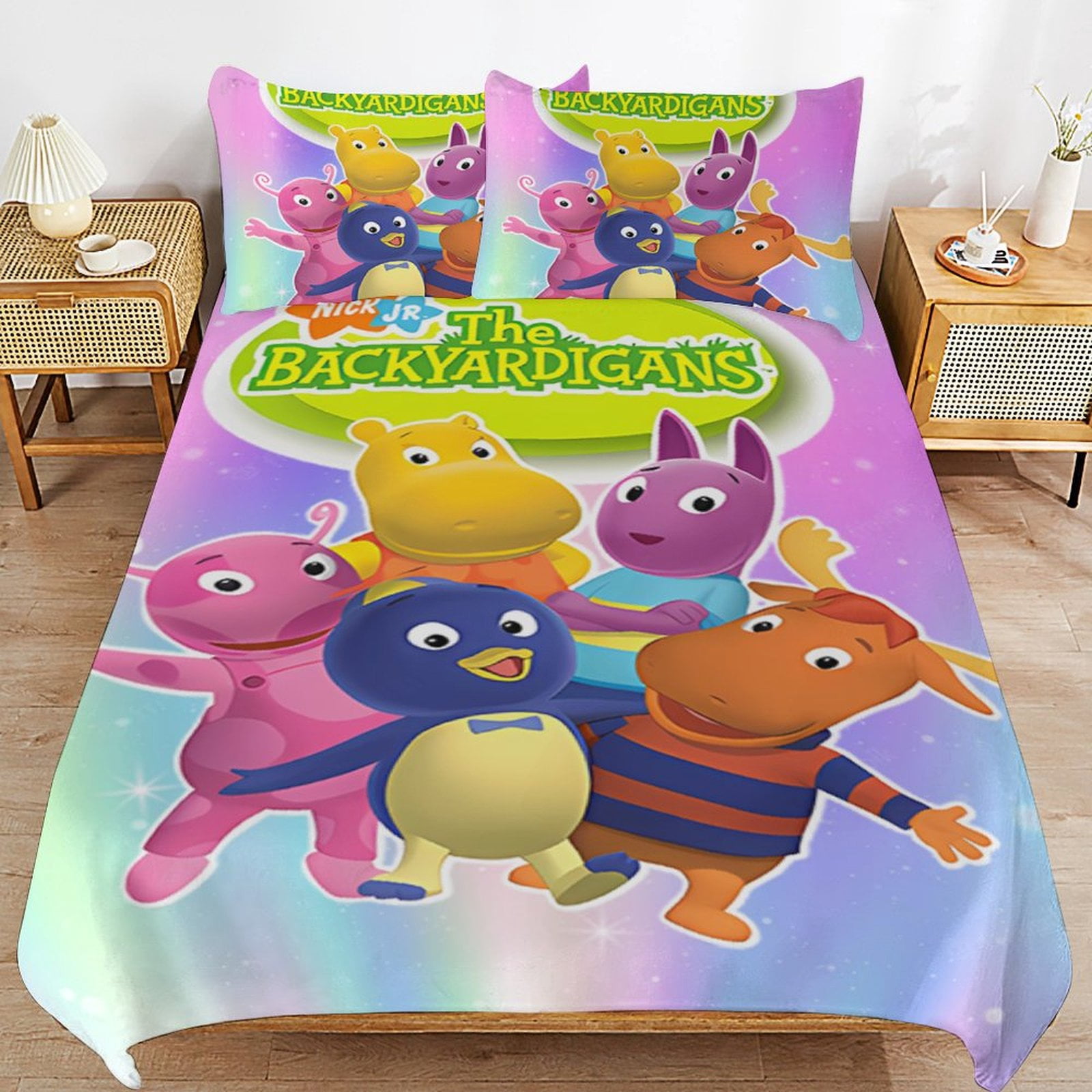 The Backyardigans Bed Duvet Cover Microfiber Bedding Sets 3D Printed ...