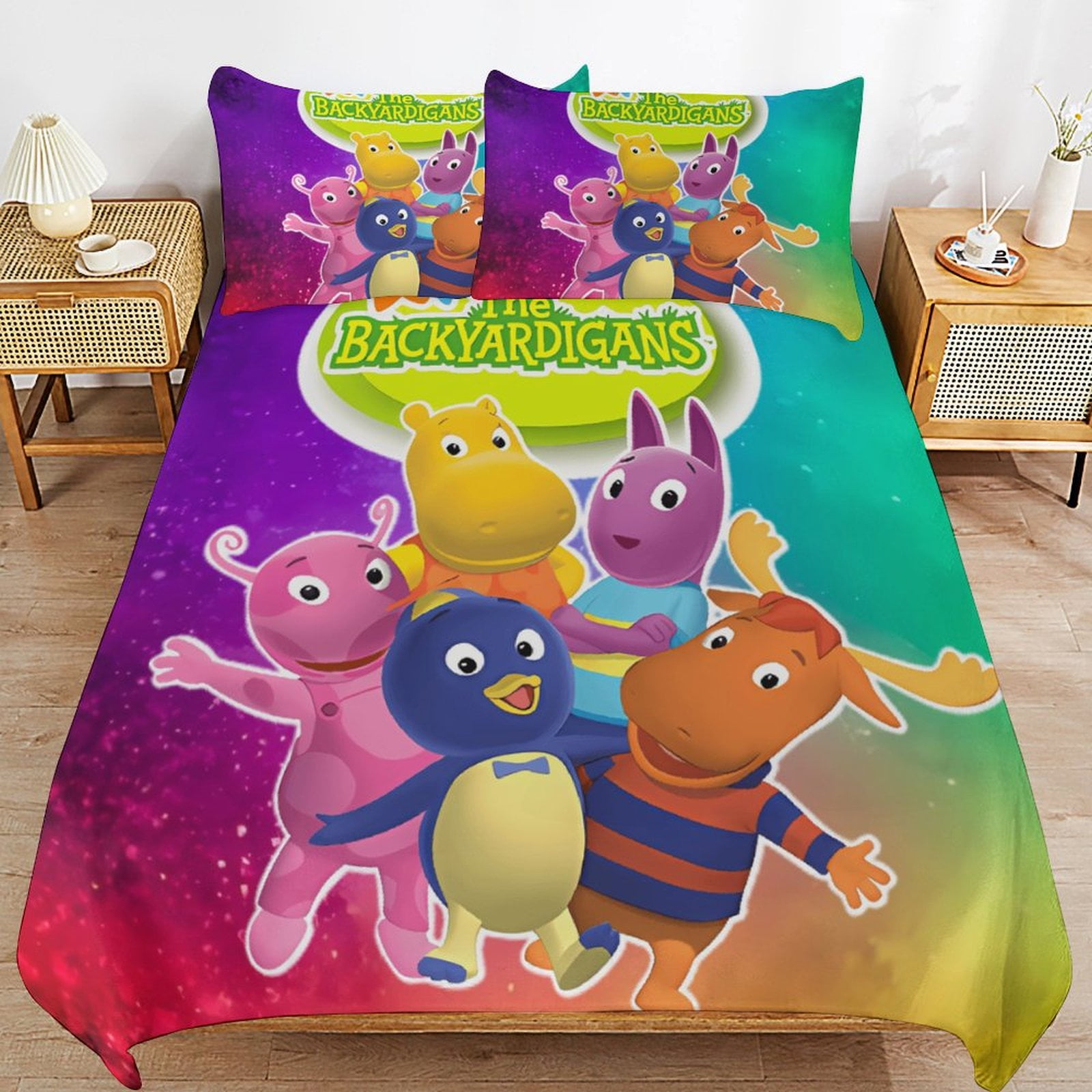 The Backyardigans Bed Duvet Cover Microfiber Bedding Sets 3D Printed ...