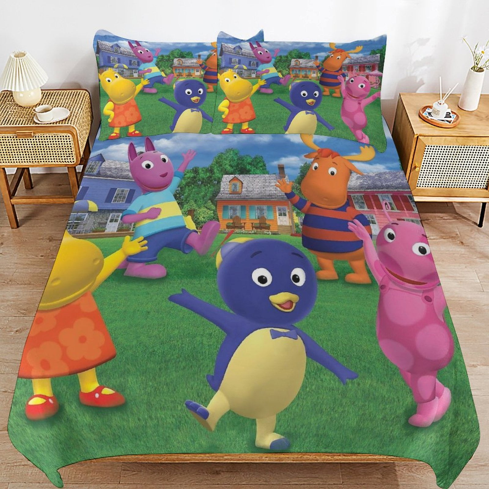 The Backyardigans Bed Duvet Cover Microfiber Bedding Sets 3D Printed ...