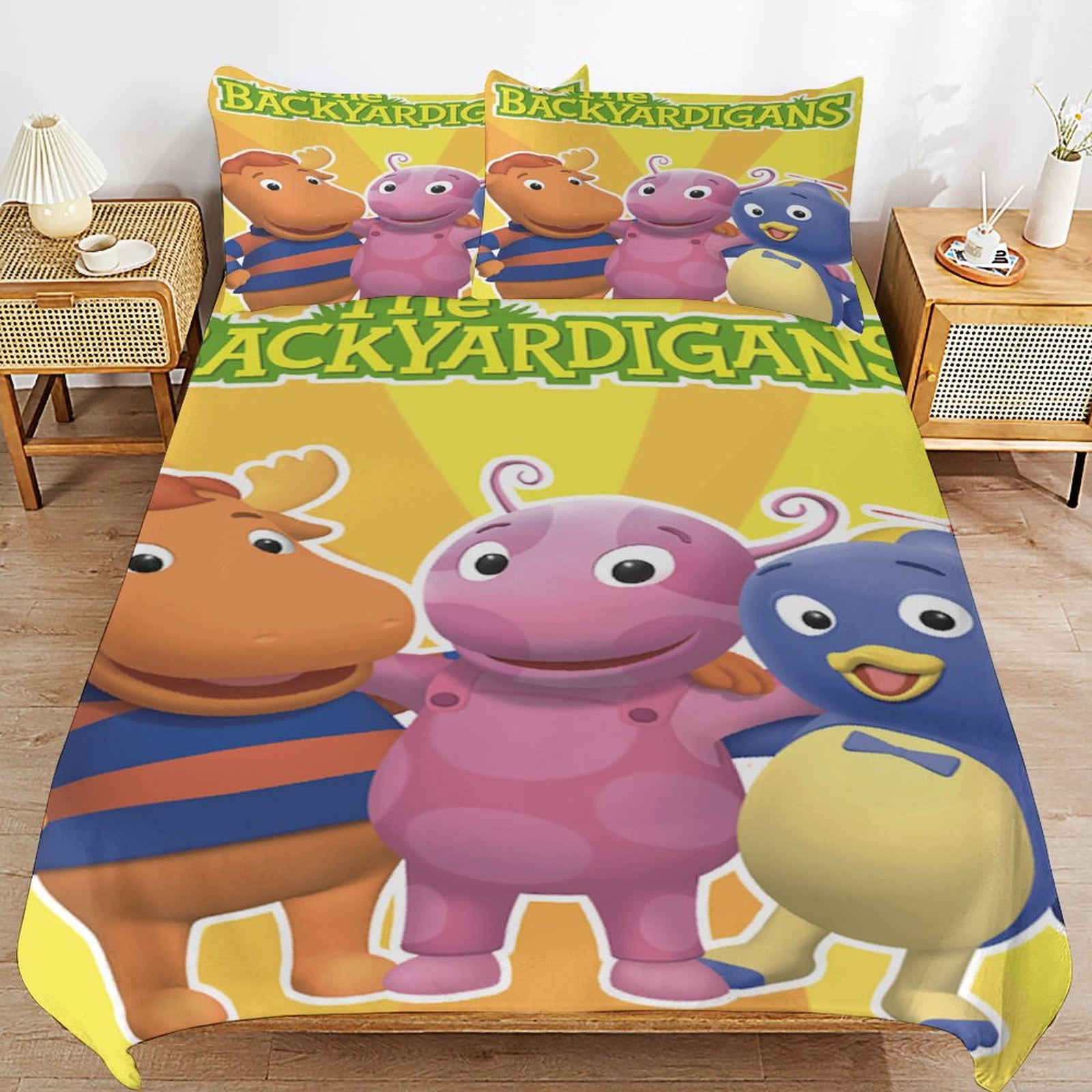 The Backyardigans Bed Duvet Cover Microfiber Bedding Sets 3D Printed ...