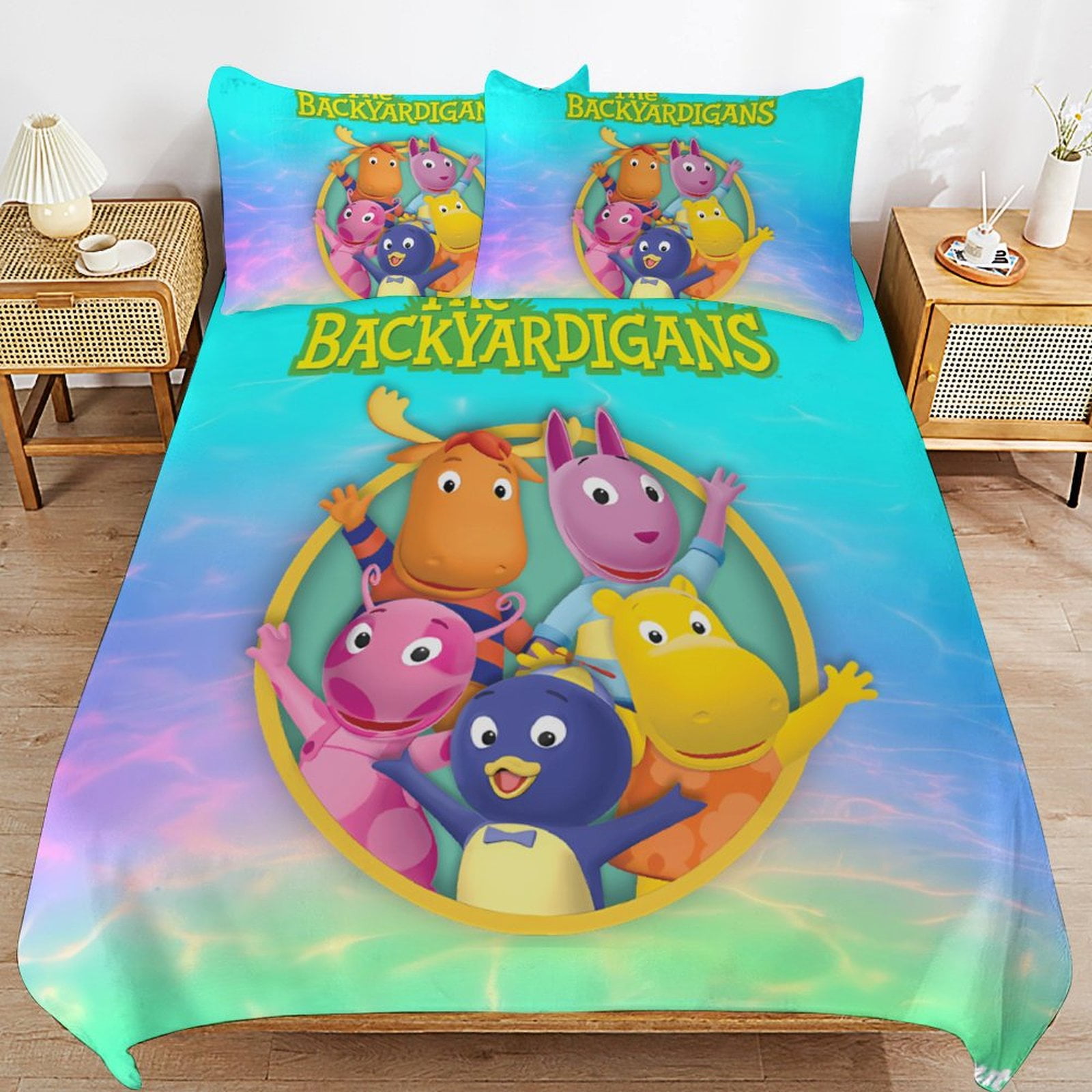 The Backyardigans Bed Duvet Cover Microfiber Bedding Sets 3D Printed ...