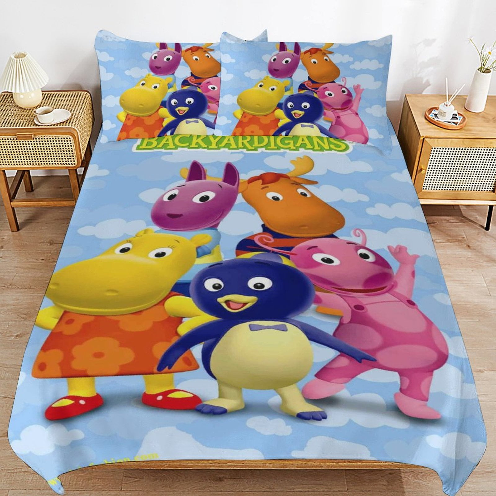 The Backyardigans Bed Duvet Cover Microfiber Bedding Sets 3D Printed ...
