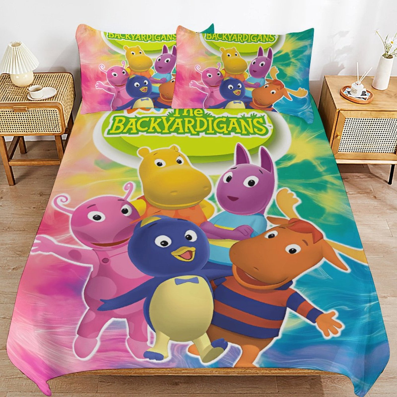 The Backyardigans Bed Duvet Cover Microfiber Bedding Sets 3D Printed ...