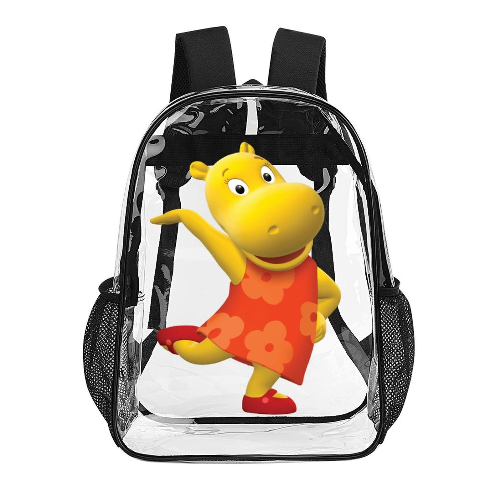 The Backyardigans Cartoon Clear Backpack Large Capacity Laptop Daypack Bookbag Clear Through ...