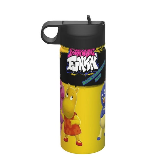 Backyardigans Kids Insulated Water Bottle With Straw - 18 Oz Stainless ...
