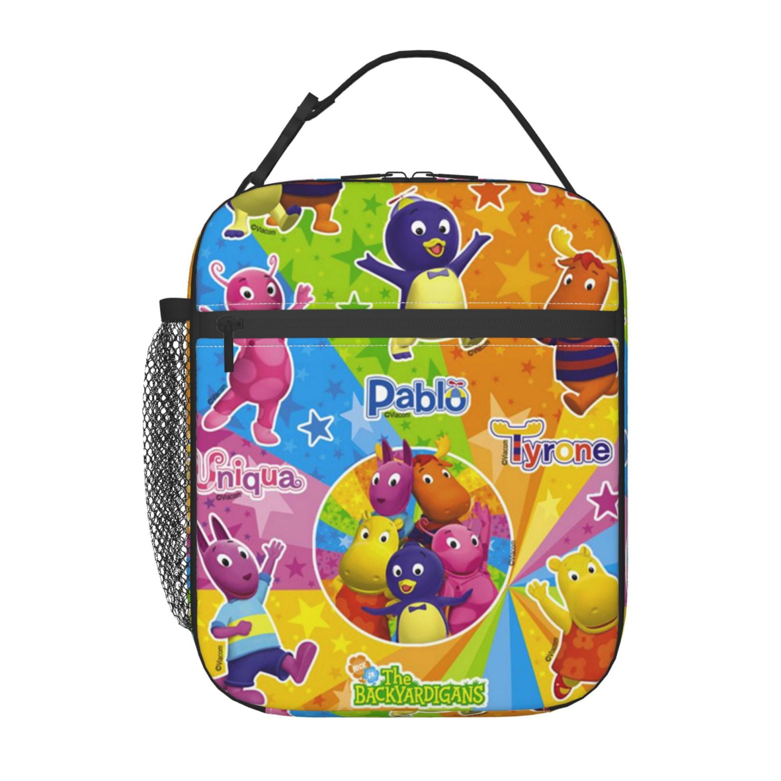 Backyardigans Lunch Bags Portable Insulated Lunch Box Organizer Lunch ...