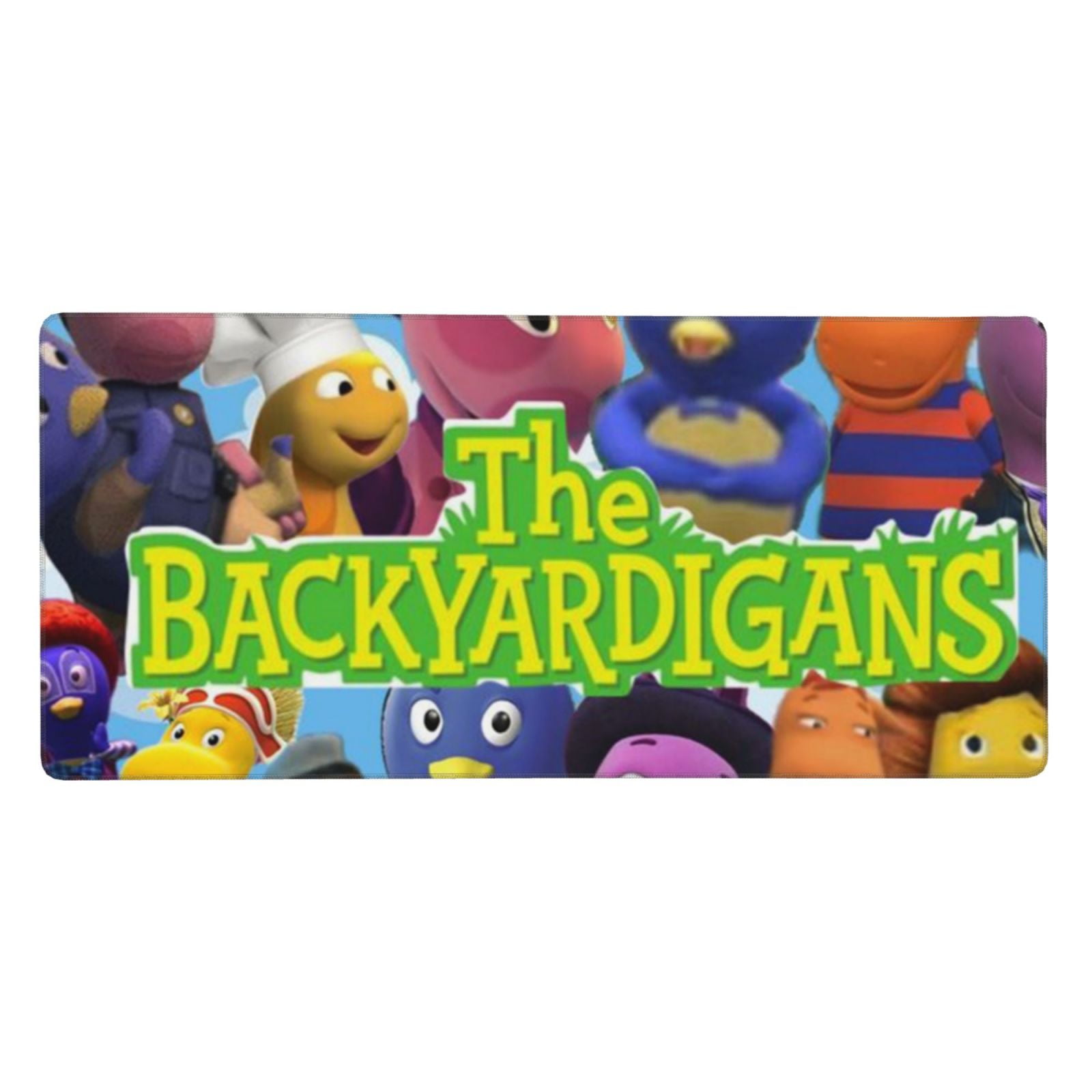 Backyardigans Mouse Pad Extra Large 16x35.5 Inch Keyboard Mat Anti-Slip ...