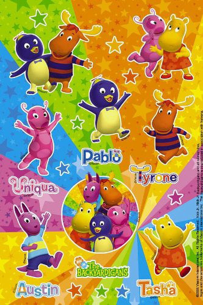 Backyardigans Party Stickers - Walmart.com