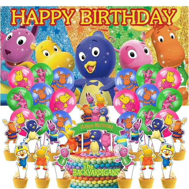 Backyardigans Party Supplies Kit Latex Balloons Birthday Decor Banner ...