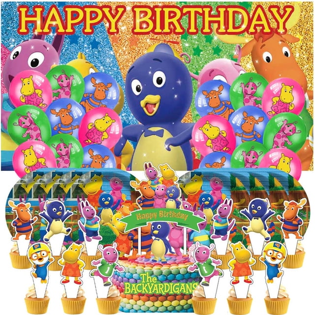 Backyardigans Party Supplies Plates Tableware Balloons Cake Topper ...