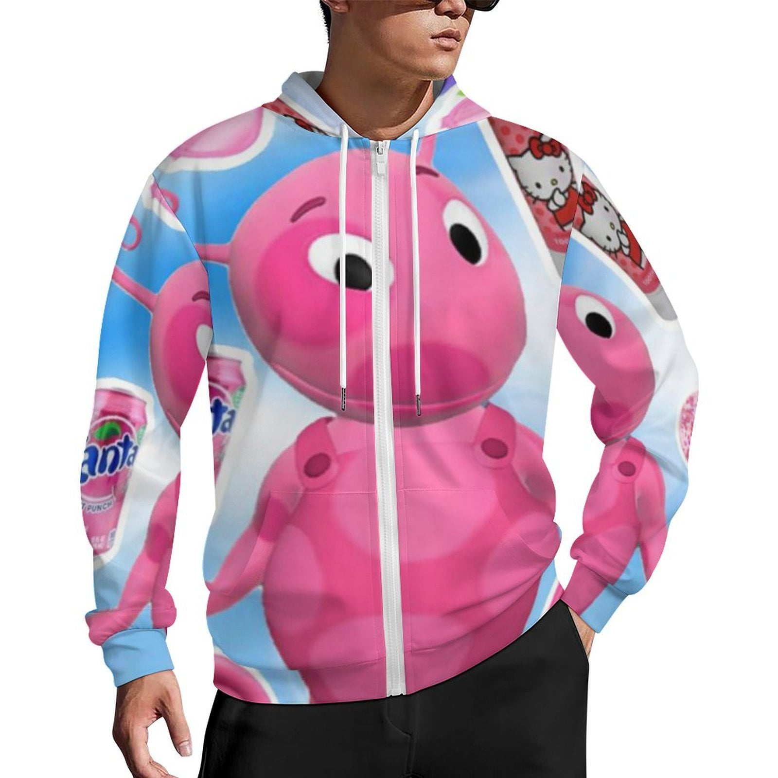 Backyardigans Pullover Zip-up Hoodie Loose-fit Sweatshirt Casual Hooded ...