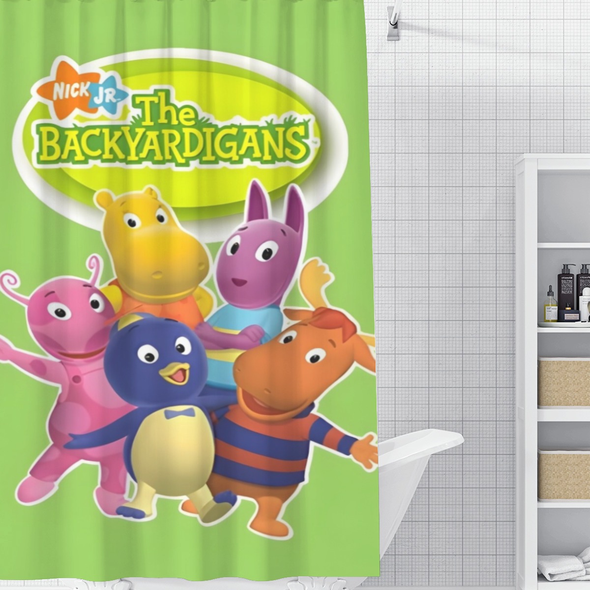 Backyardigans Shower Curtain 35*70.8 Inches Waterproof And Durable ...