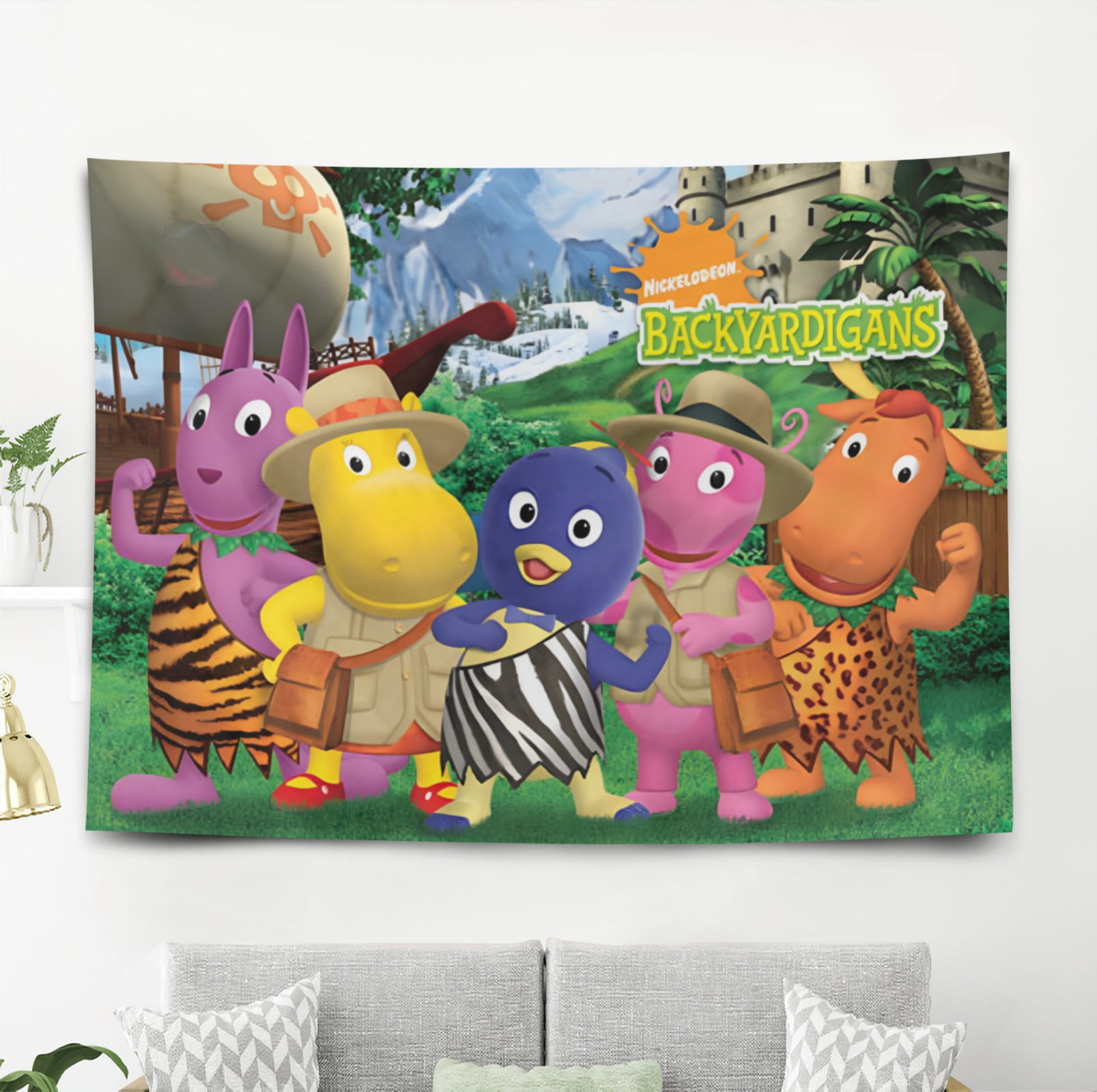 Backyardigans Tapestry Gift Wall Hanging Backdrop for Room Bedroom ...