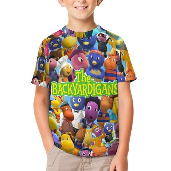 Backyardigans Unisex T-Shirt for Boys Girls Short Sleeve Sports Top ...