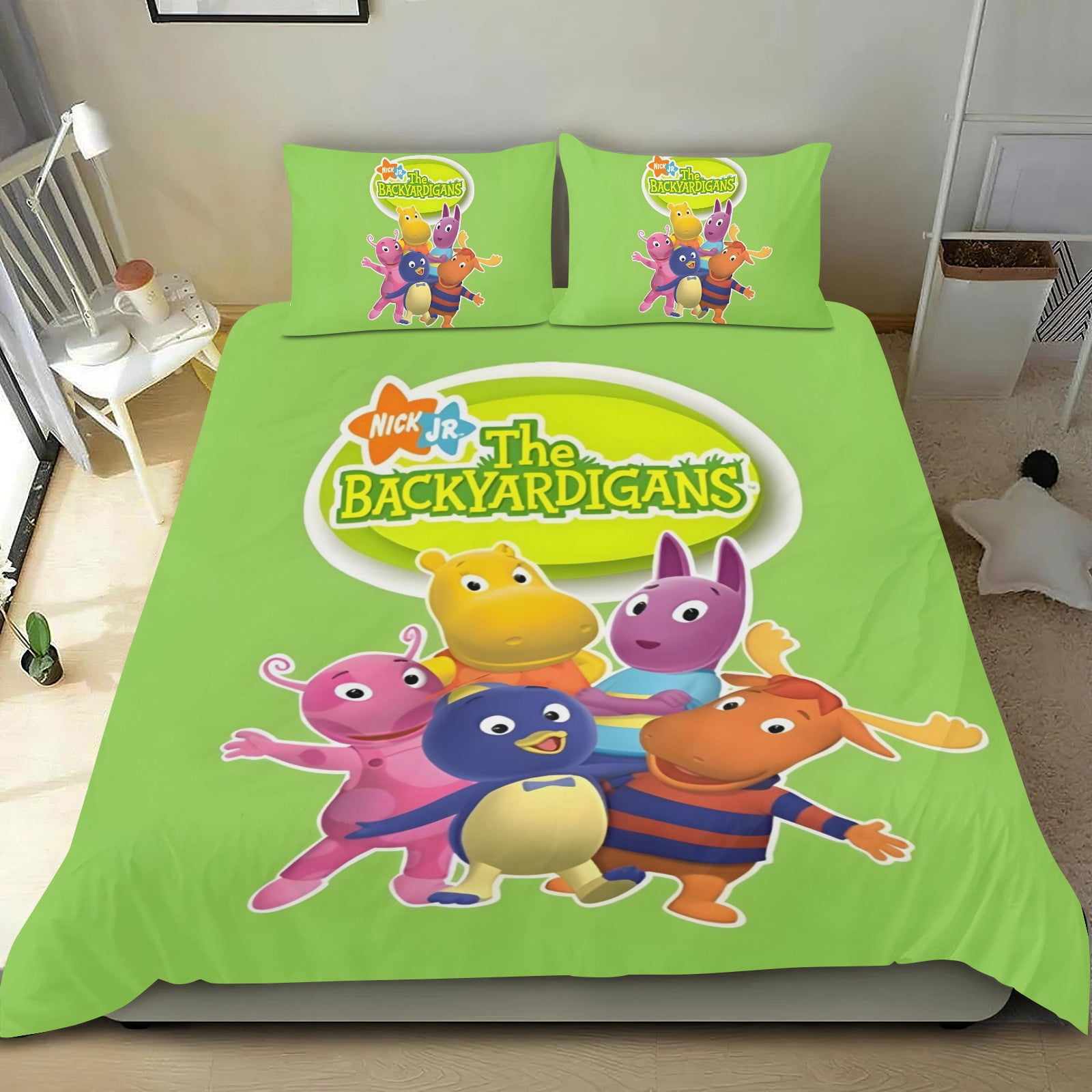 Backyardigans Themed Bed Sheet Set Three Piece Set 53x79 Inches ...