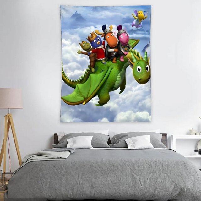 Backyardigans themed tapestry 40 x 60 inches with rich colors and vivid ...