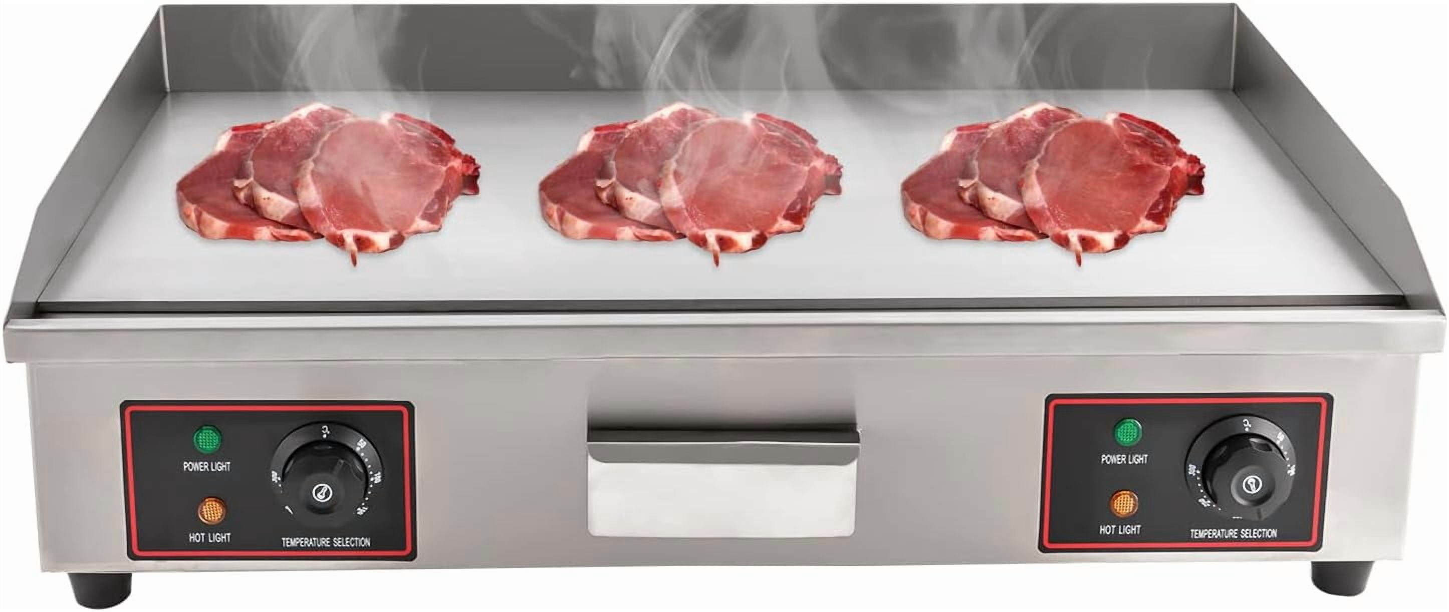 Bacocoo 3000W Commercial Flat Top Griddle, 30 Inch Electric Countertop ...