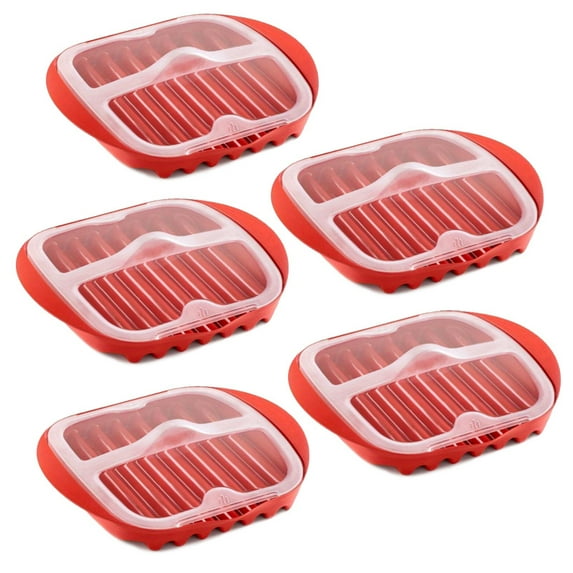 Bacon Baking Tray Suitable for Microwave Use, Designed to Reduce Fat ...