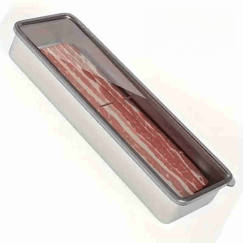 Bacon Container Stainless Steel Airtight Cheese Container Bacon ...